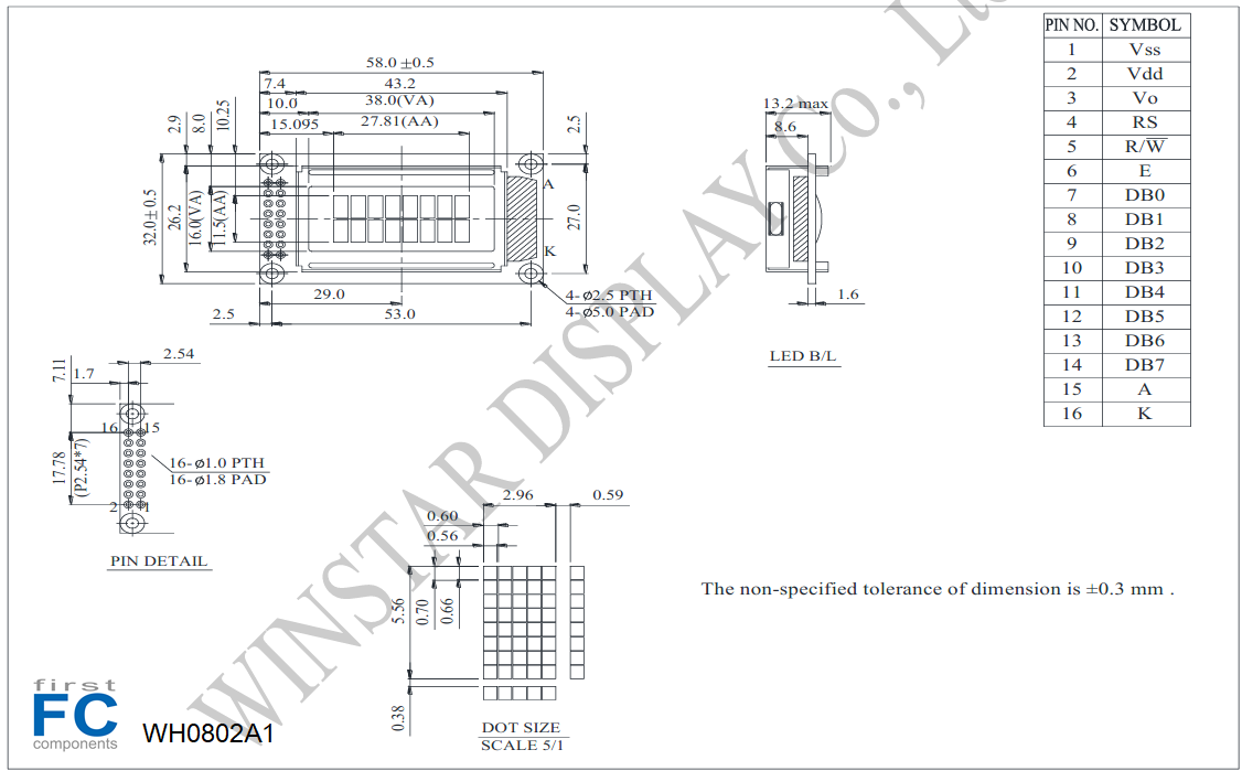 First Components. winstar-WH0802A1-TMI-JT#
